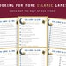 Islamic Emoji Pictionary Game: Printable Family Trivia (digital ...