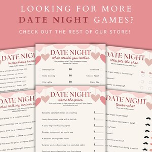 Printable Date Night Games Bundle: 5 Couples Games (PDF Download) - Etsy