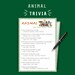 Animal Multiple Choice Trivia Game | Animal Kingdom Quiz | Family Game ...