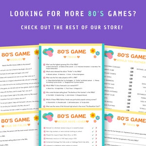 80s Emoji Pictionary Game: Retro Party Trivia (instant Download) - Etsy