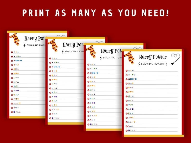 Wizard Games Bundle: 10 Magical Trivia Quiz, Party Icebreakers (PDF) - Etsy