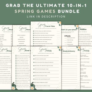 Spring Would You Rather Game, Printable Spring Party Game, Fun Family ...