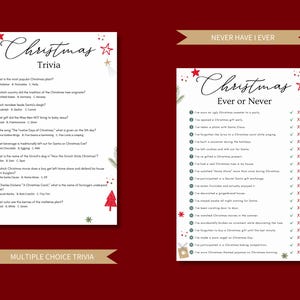 Christmas 12-in-1 Games Bundle, Family Holiday Games, Christmas Party ...
