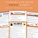 Printable October Trivia Game Fall Family Game Night Multiple Choice ...