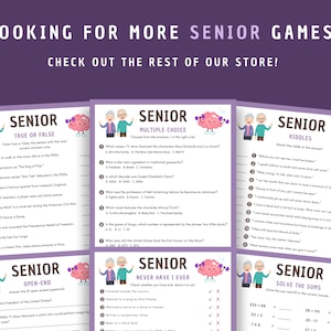 Senior Word Scramble, Instant Download, Printable Word Puzzle, Elderly ...