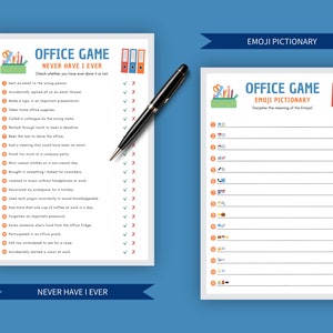 Office Team Building Games Bundle: 10 Printable Work Trivia (PDF) - Etsy