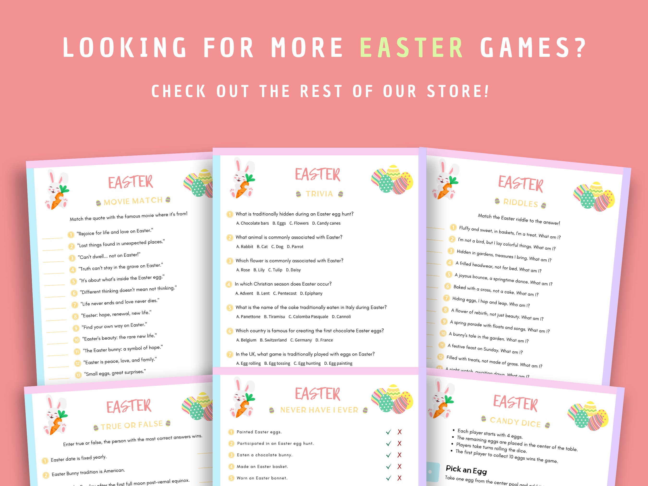Easter Word Scramble Game | Solve Scrambled Easter Words | Instant ...