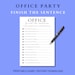 Printable Finish the Sentence Office Party Game (digital Download) - Etsy