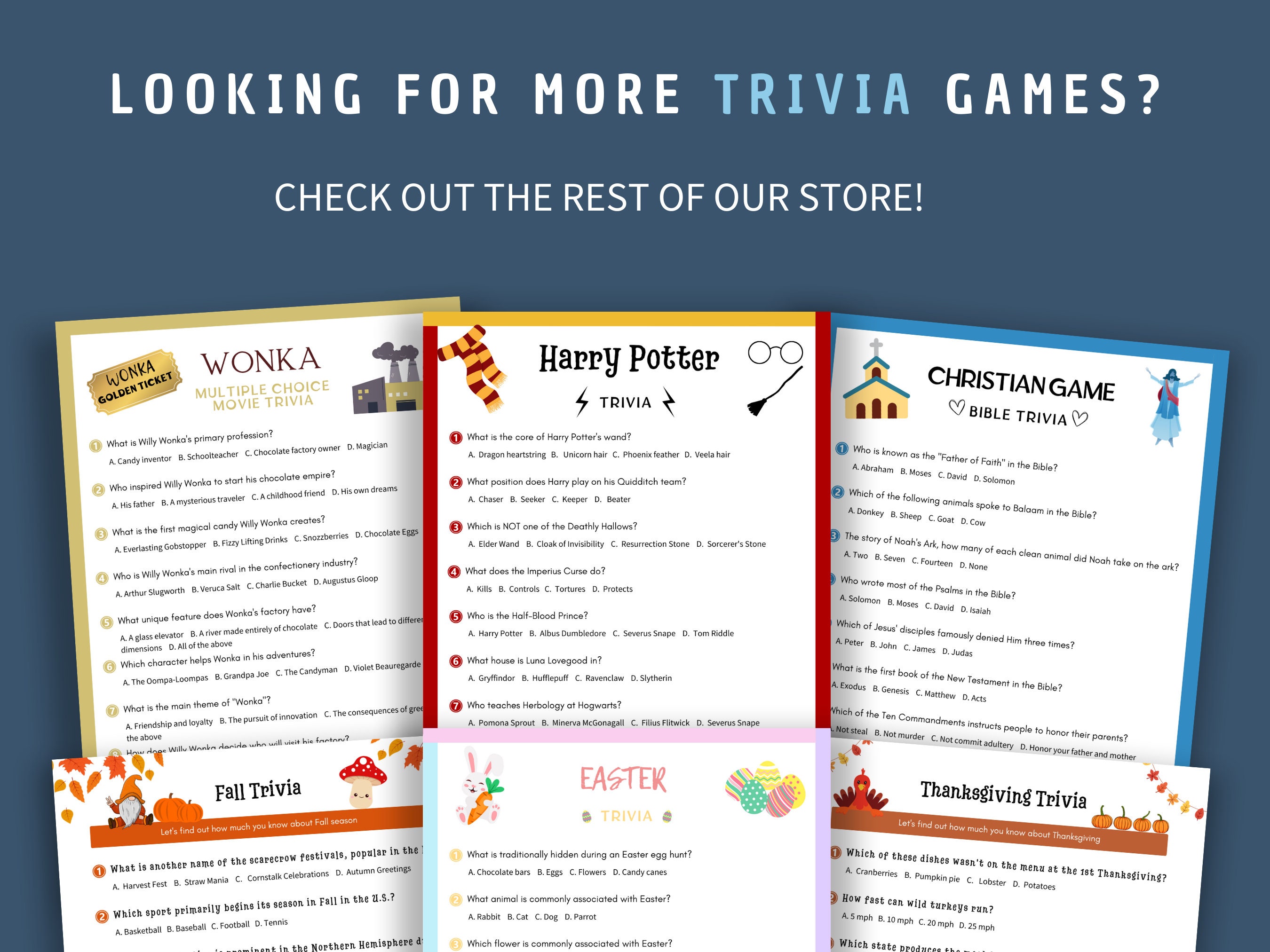 Printable Winter 2024 Trivia Game | Instant Download | Printable ...