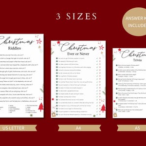 Christmas 12-in-1 Games Bundle, Family Holiday Games, Christmas Party ...