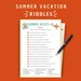 Summer Vacation Riddles Instant Download Printable Family Game Trivia ...