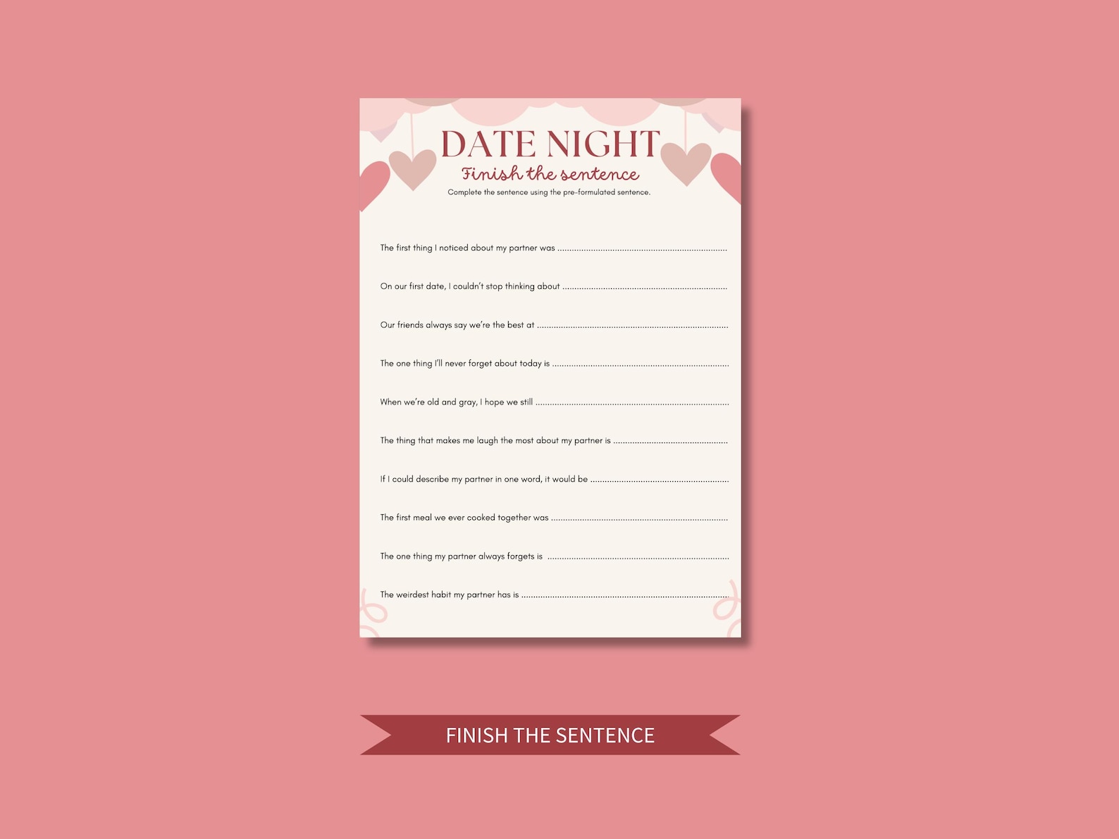 Printable Date Night Games Bundle: 5 Couples Games (PDF Download) - Etsy