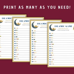 5 Games Islamic Bundle, Printable Islamic Family Games, Fun Islamic ...