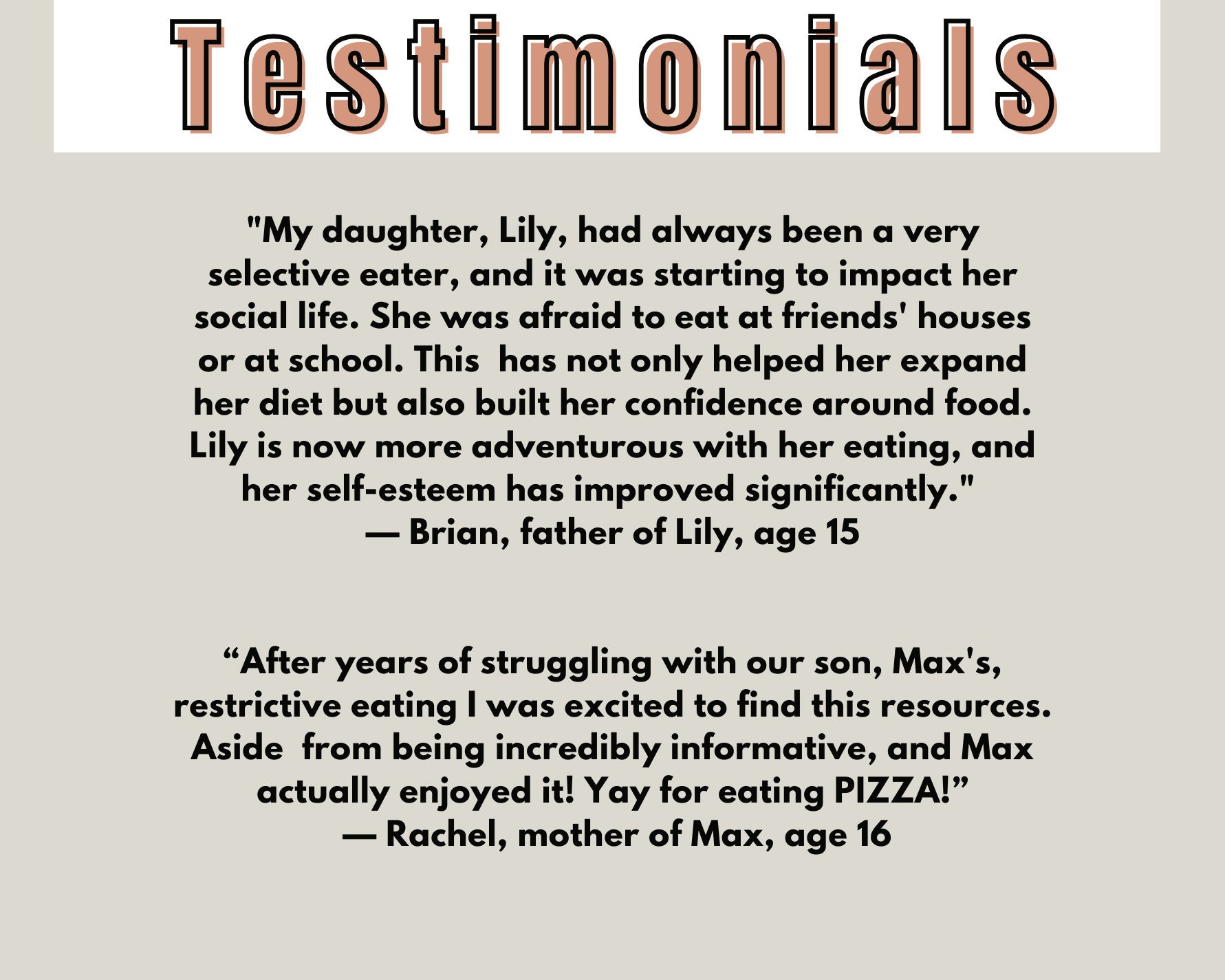 ARFID Workbook **updated for Younger Kids** - Etsy