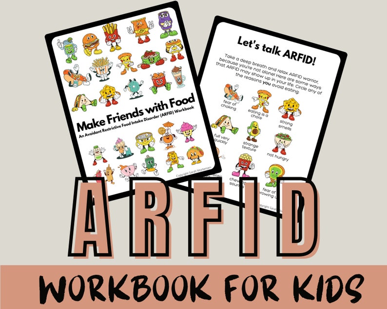 ARFID Workbook **updated for Younger Kids** - Etsy