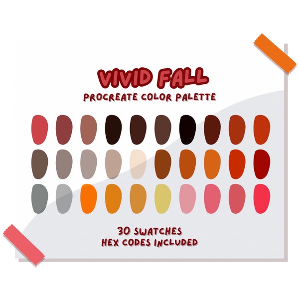 Vivid Color Palette - Etsy