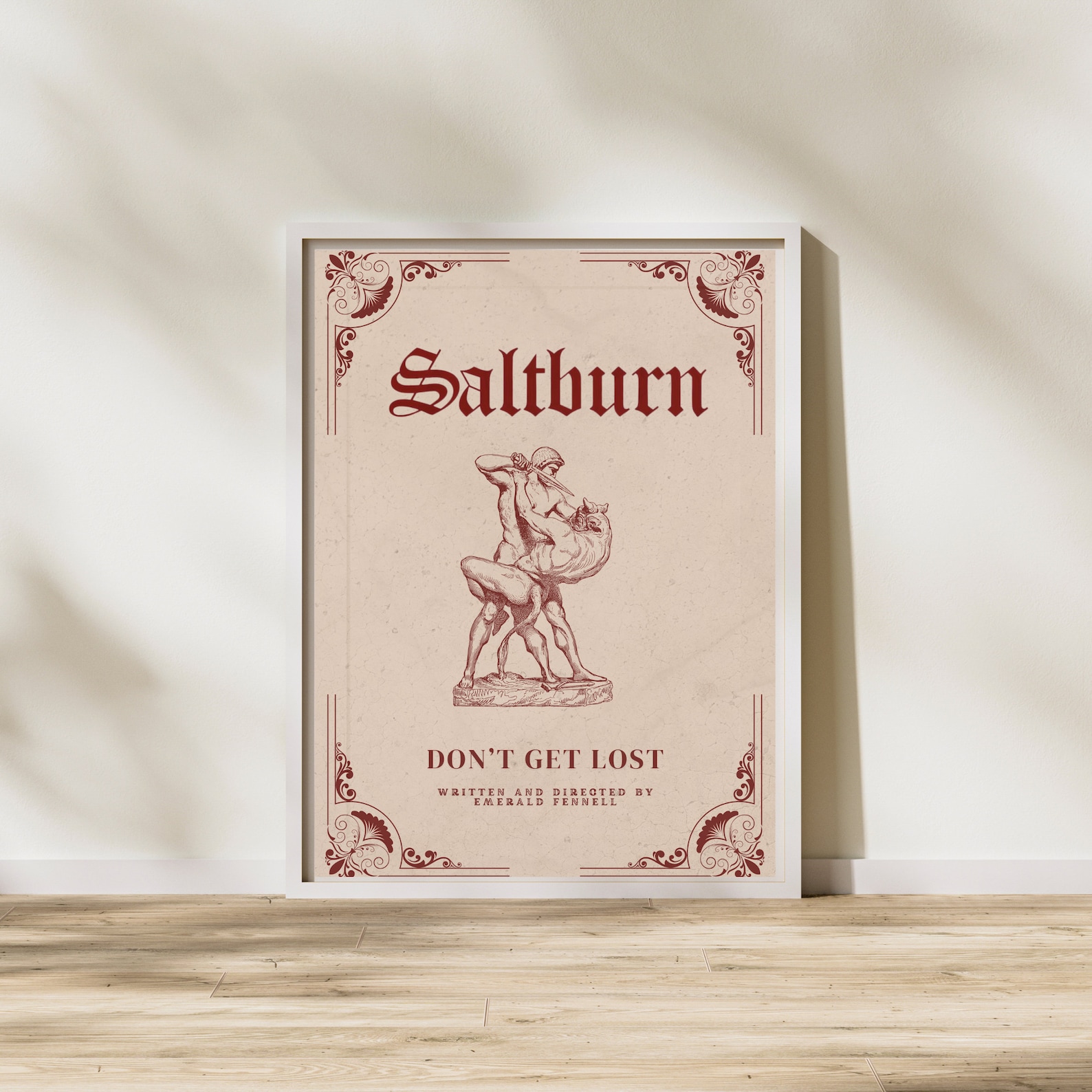 Saltburn (2023) Vintage Poster | Digital Print | Vintage Movie Poster ...