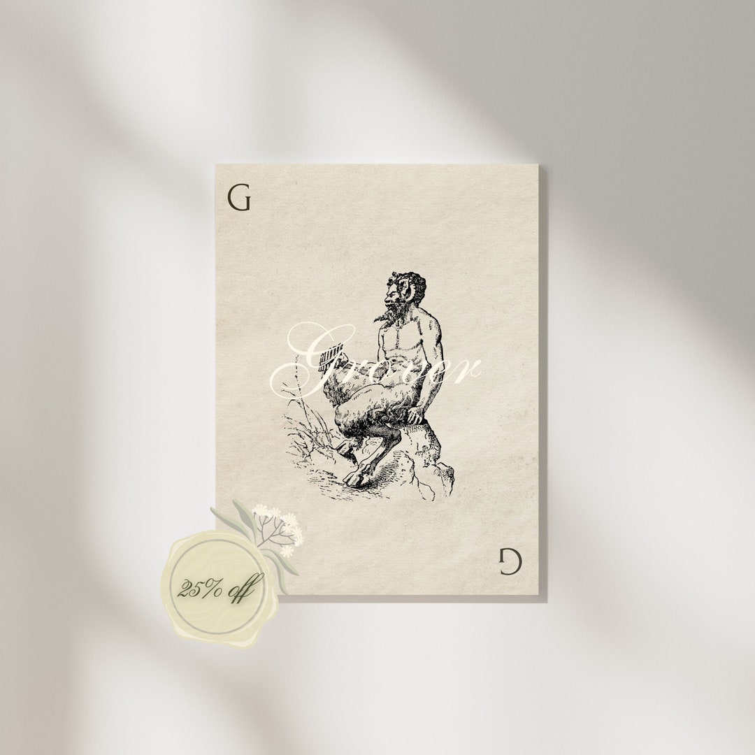 Grover Minimalist Poster | Percy Jackson & the Olympians - Etsy
