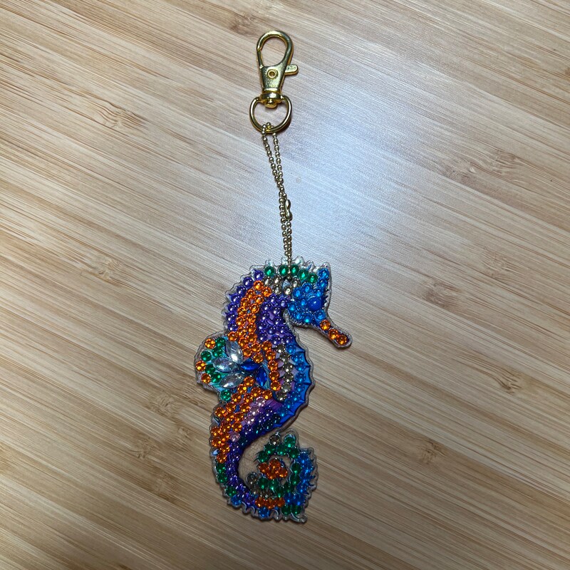 Seahorse Keychain - Etsy