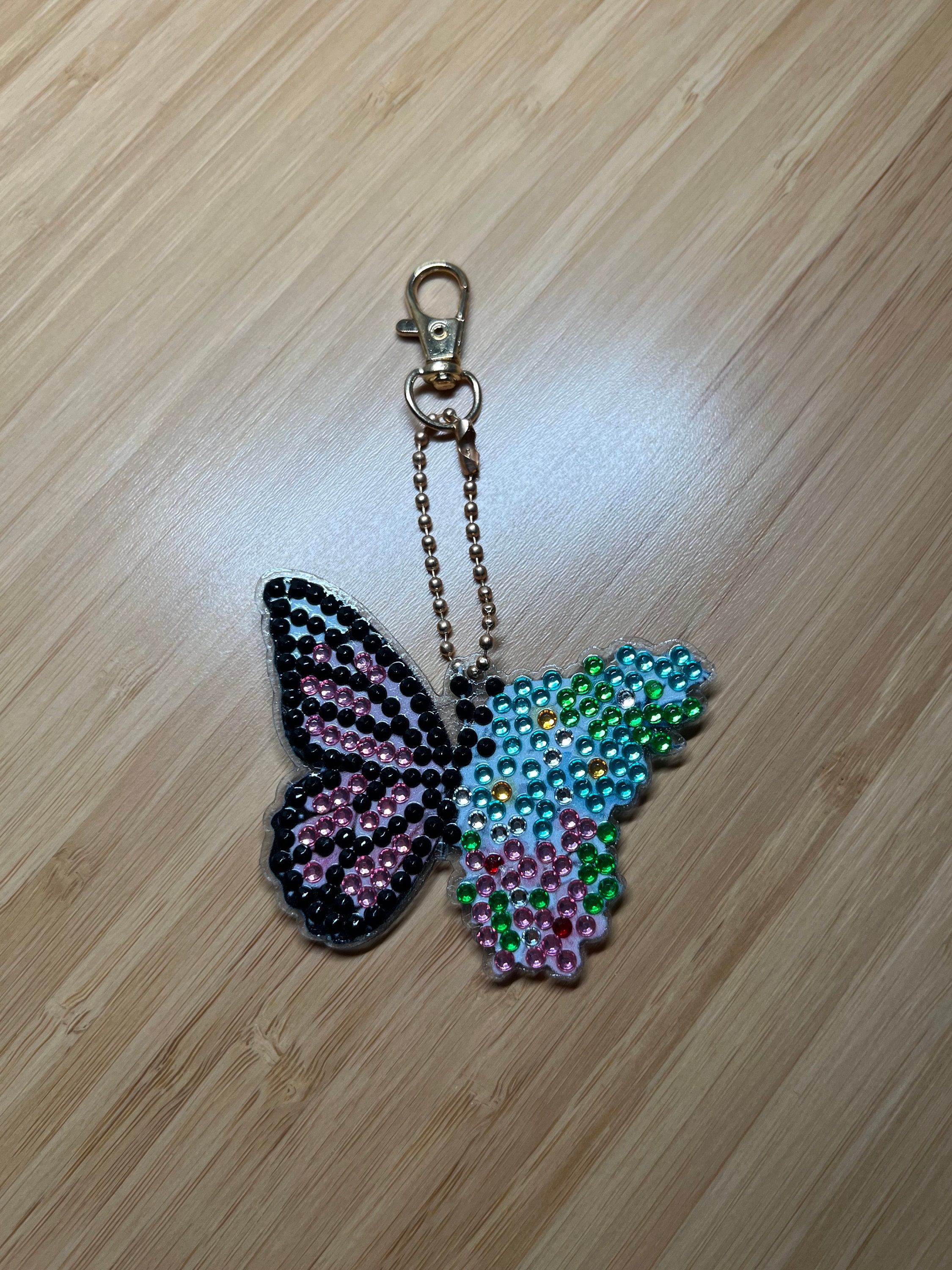 Butterfly Keychain - Diamond Art - Etsy