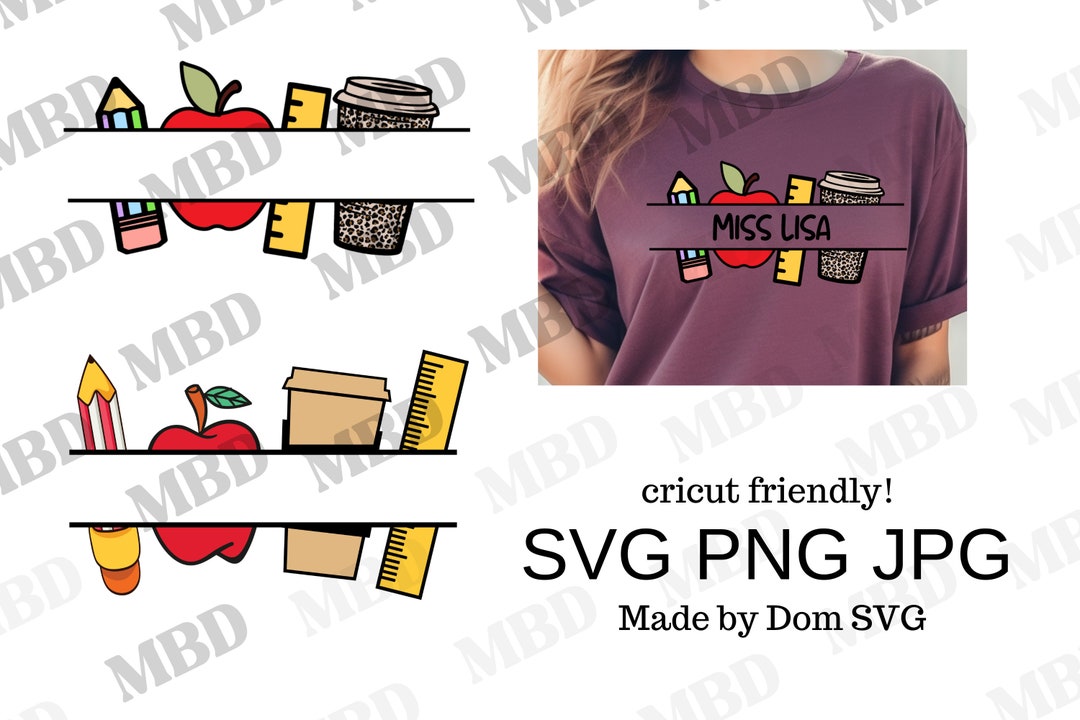 Custom Teacher Svg Teacher Name Svg Printable Teacher Name Png