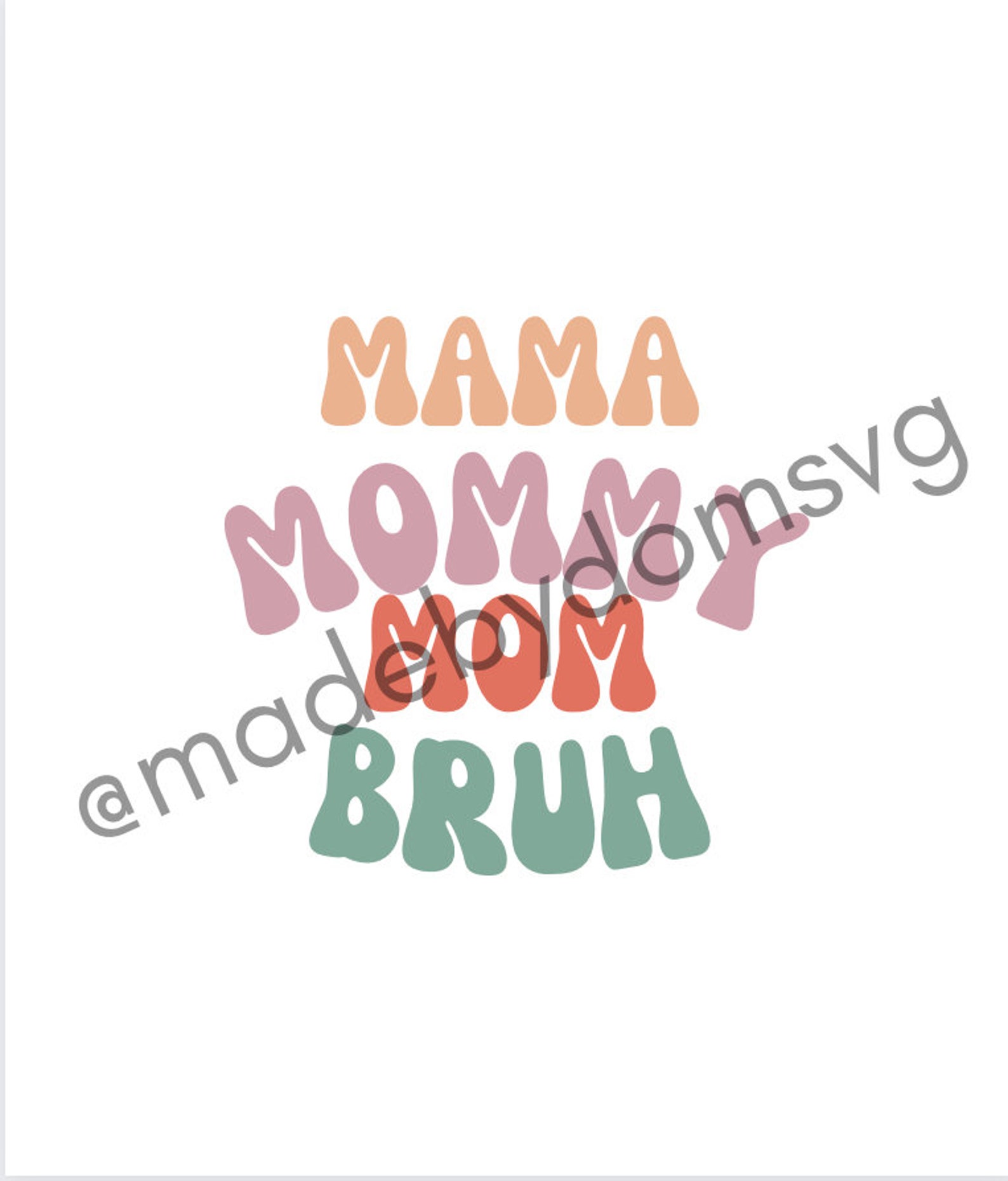 Mama Svg, Retro Mama Svg, Mom Svg, Boho Mama Svg, Groovy Svg, Mama Wavy ...