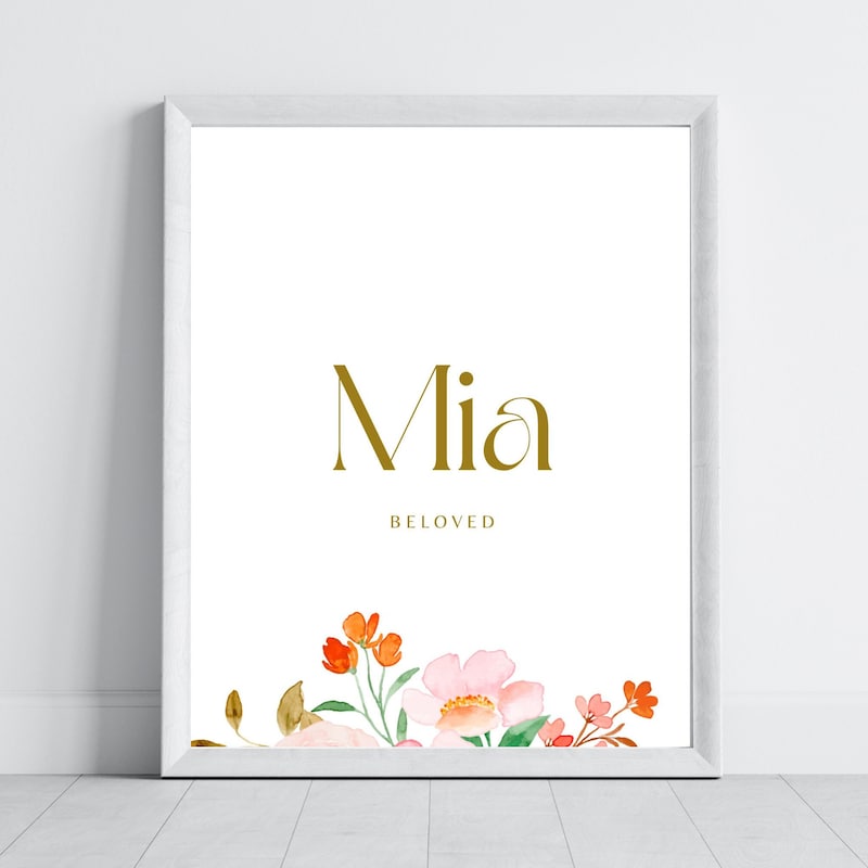 Name Origin Print - Etsy