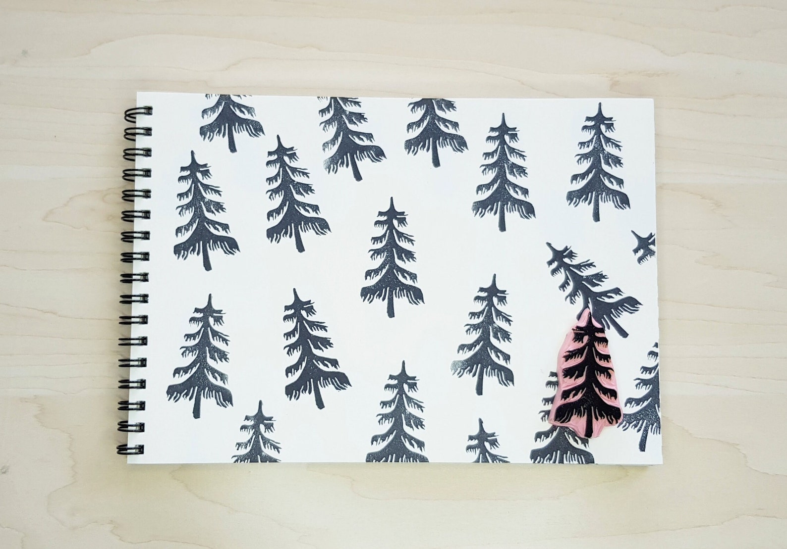 Spruce Decor Stamp to Embellish Gift Box Craft Christmas Tree - Etsy