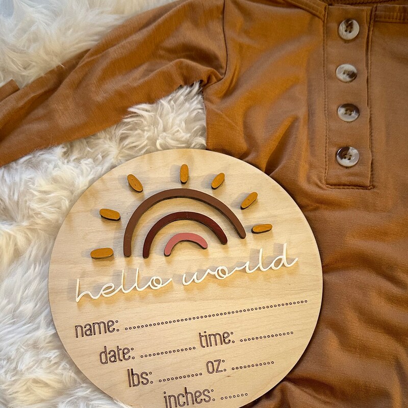 Baby Birth Plate - Etsy