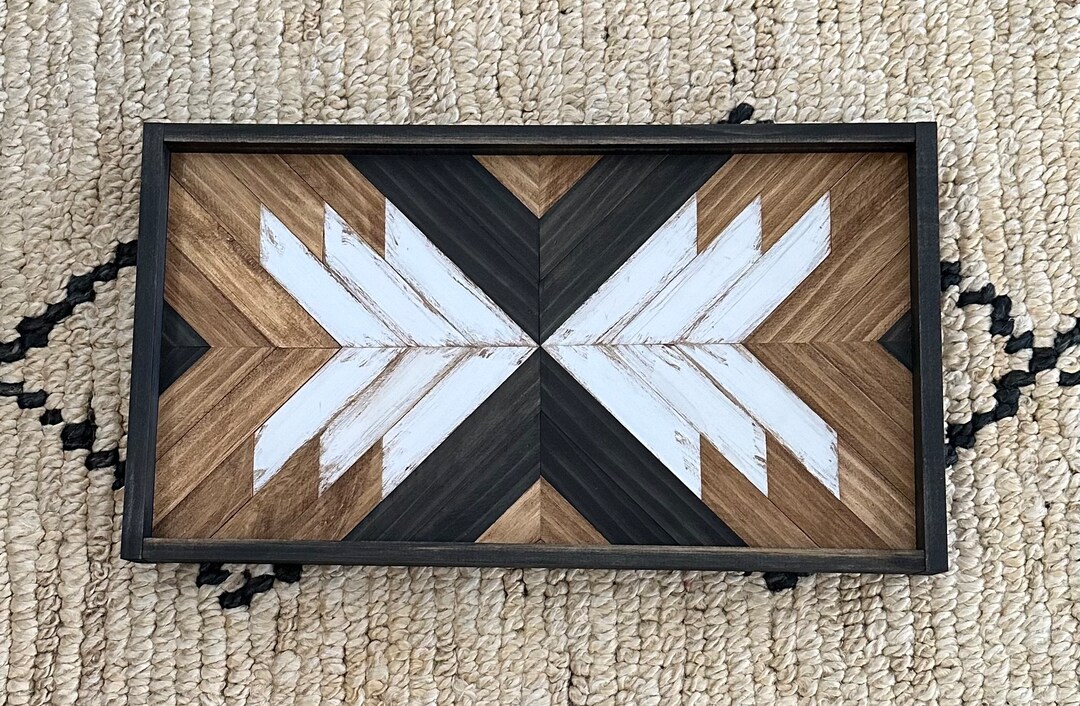 Aztec Wood Wall Art, Boho Art, Aztec Wood, Boho Wood Art, Wood Wall ...