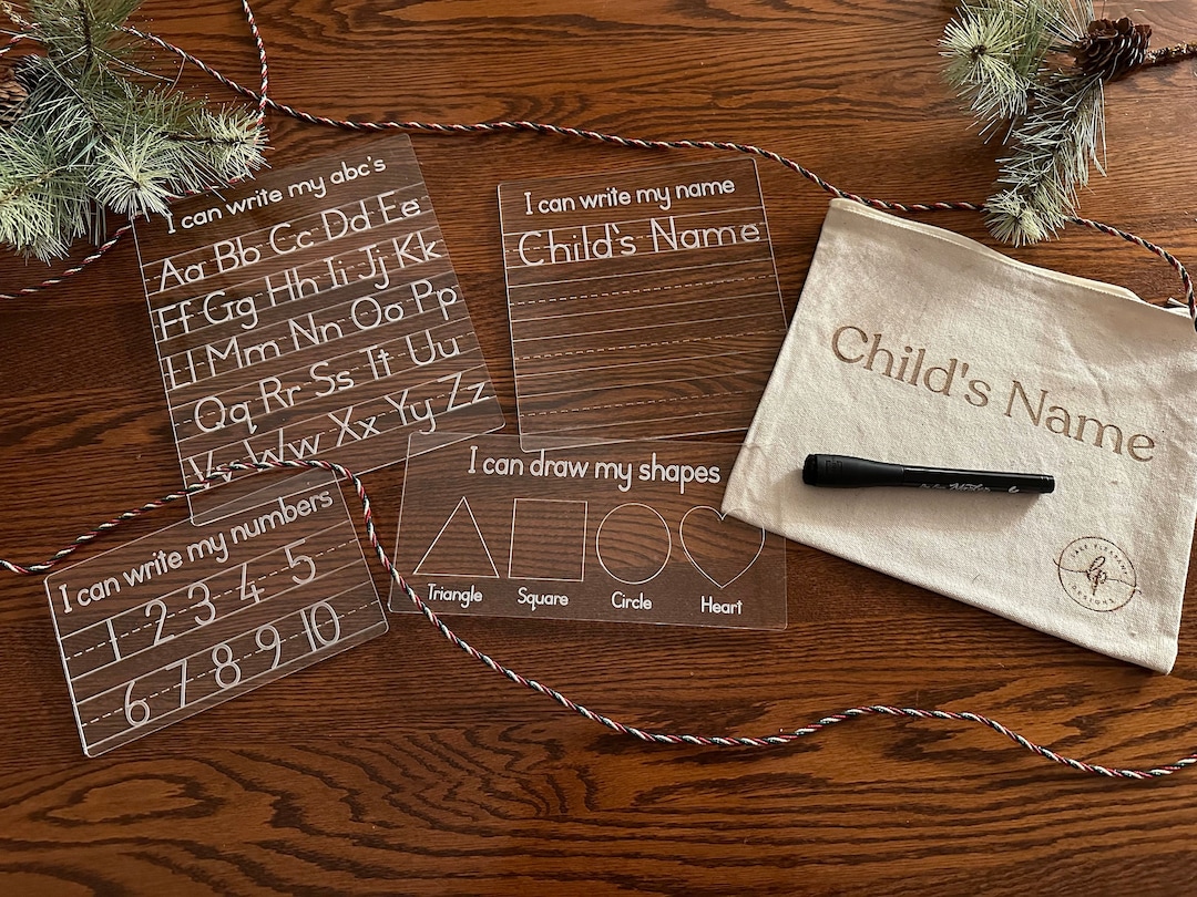 Educational Gift Tracing Kit Unique Holiday Gift Gift Personalized ...