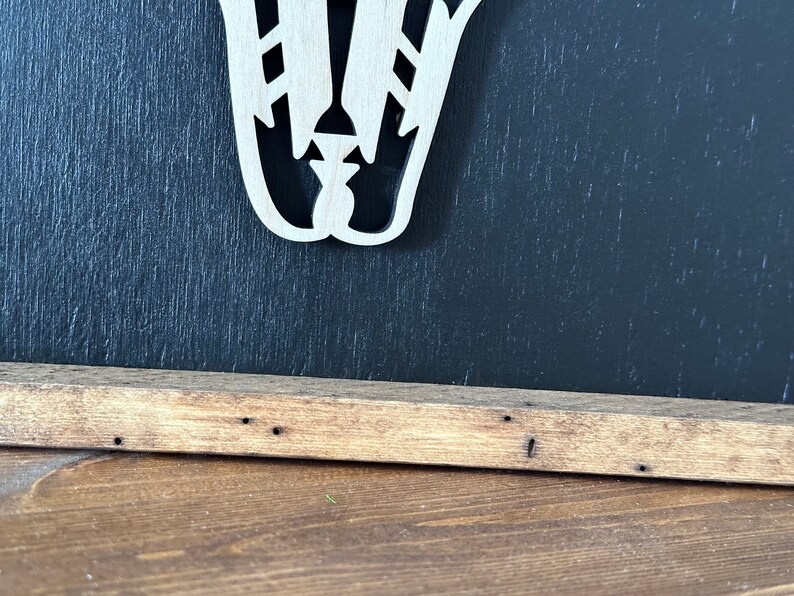 Aztec Bull Skull Wood Wall Art: Southwest Boho Decor - Etsy
