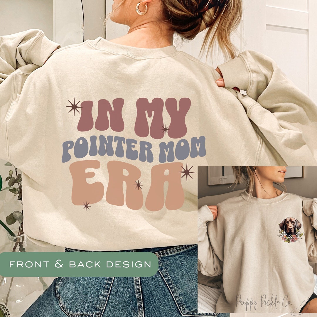 In My Pointer Mom Era Sweatshirt, Retro GSP Mama Shirt, German ...