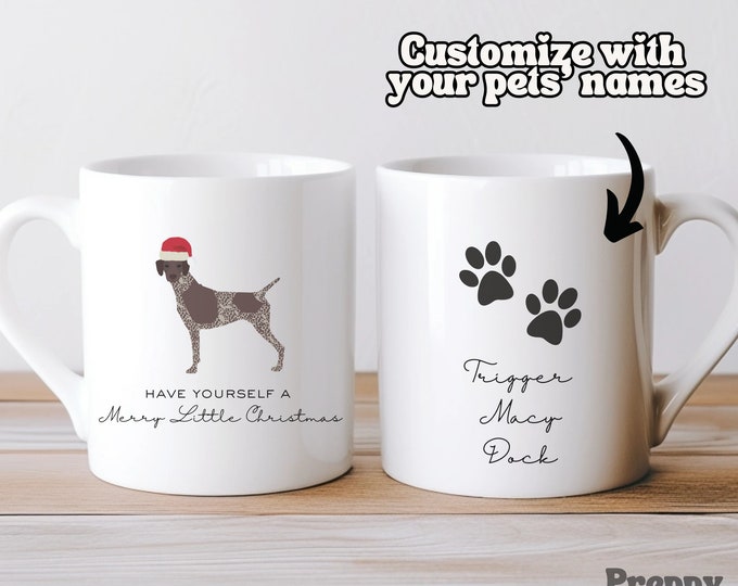 German Shorthaired Pointer Mug German Shorthaired Pointer Christmas ...