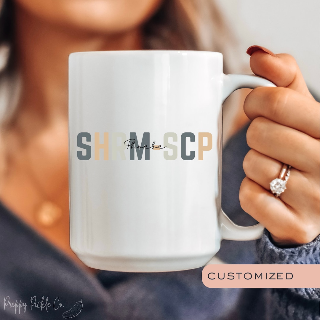Personalized SHRM-SCP Mug, Custom Tax Preparer Gifts, CPA Gift, Cpa ...