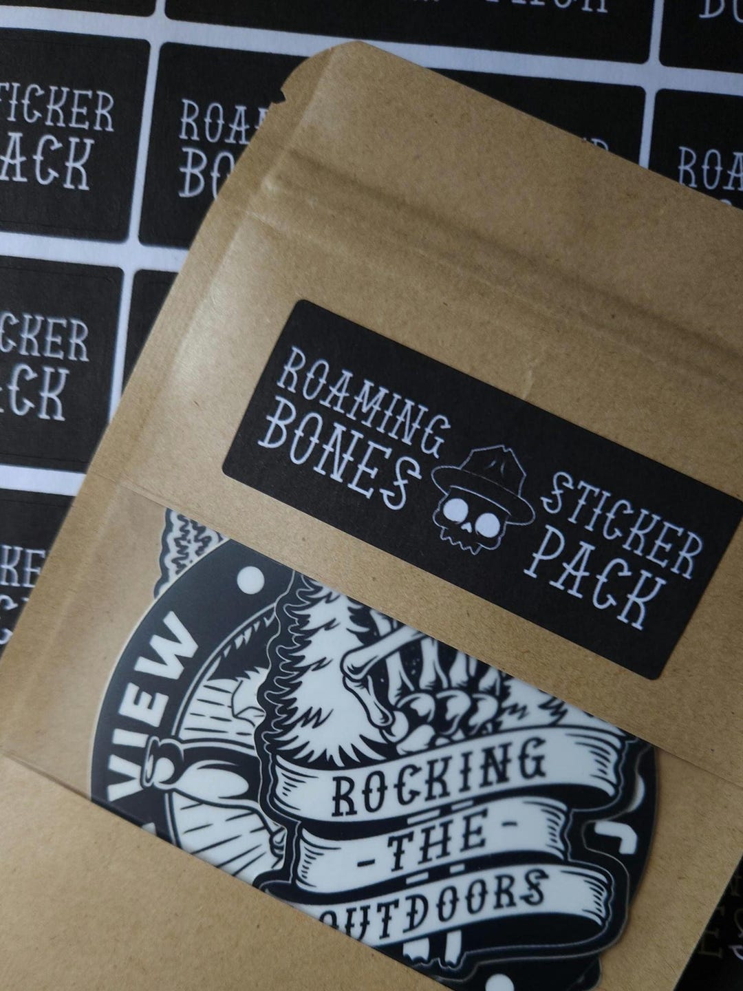 Outdoor Inspired Sticker Pack by Roaming Bones Apparel - Etsy