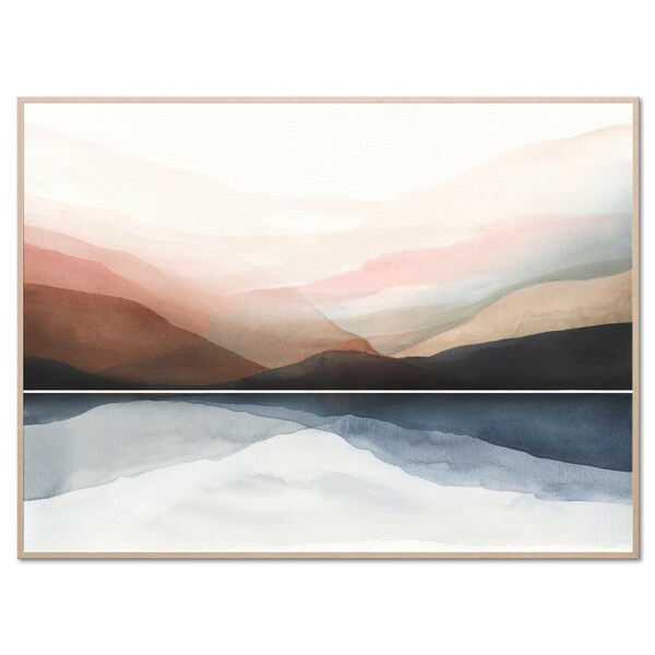 Abstract Mountain Art - Etsy