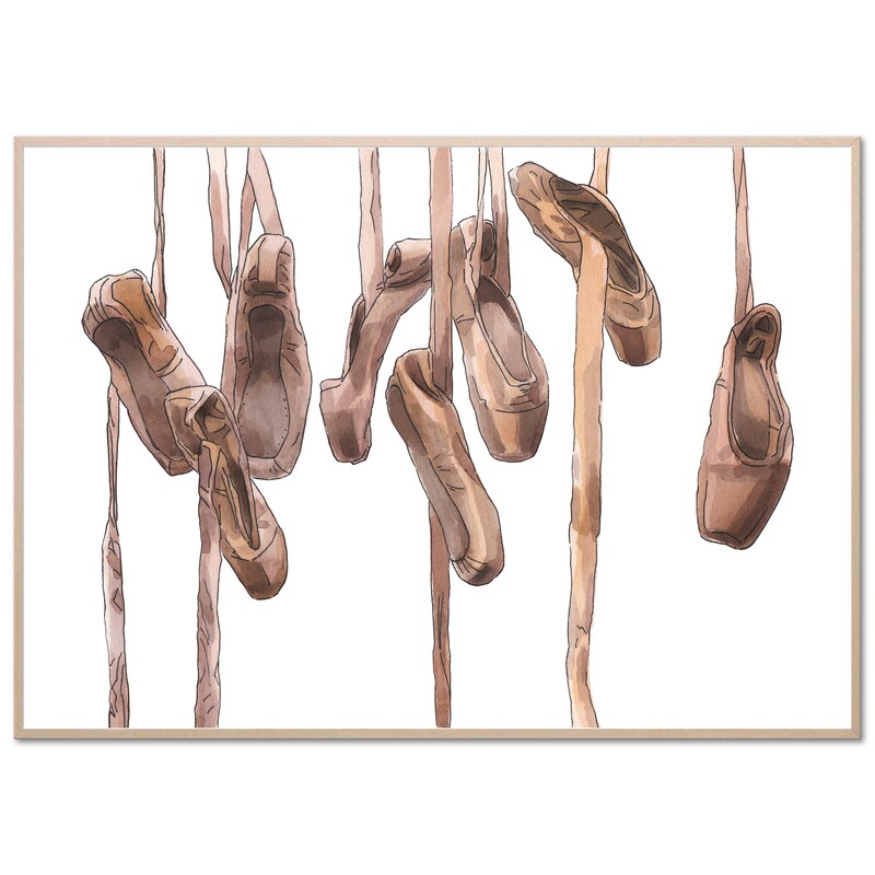 Pointe Shoe Art - Etsy