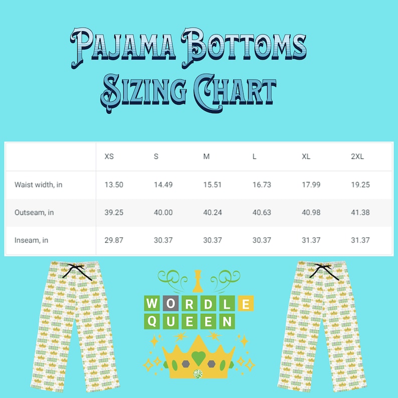 Funny Wordle Queen Wife or Mom Gift Idea Women's Pajama Pants (all Over ...