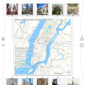 5-city Attractions Mapping Bundle, Kids Map Activities (digital ...