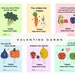 Vegetables Valentine's Day Cards, 6 Printable Food Valentines Cards ...