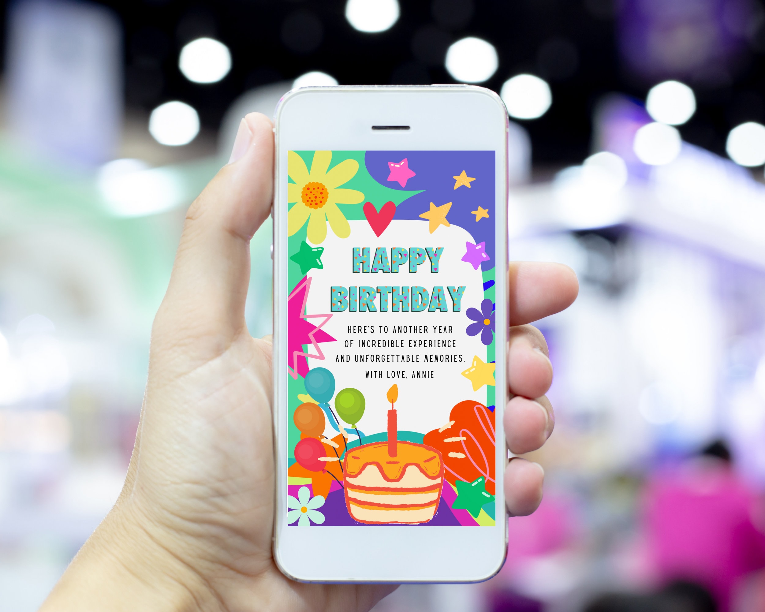 Animated Happy Birthday Video Card, Digital Birthday Greeting Ecard ...