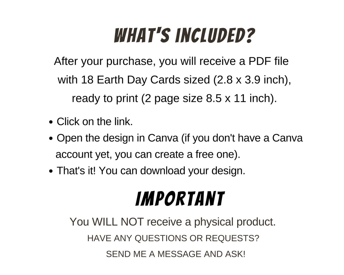 18 Happy Earth Day Printable Cards, Earth Day Cards Set, Cards for ...