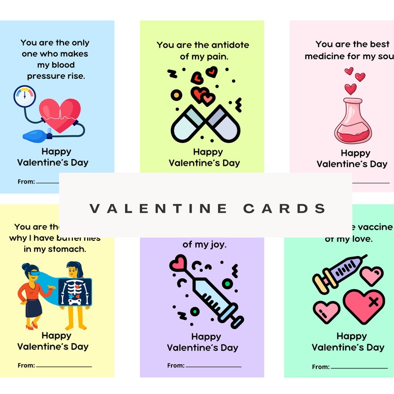 Medical Valentines - Etsy