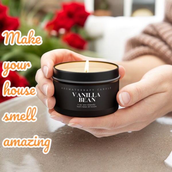 Vanilla Bean Candles - Etsy