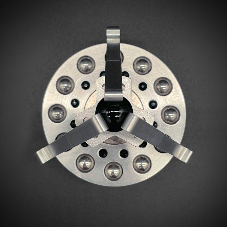 Tetrahedron Gyroscope Display | Desktop Kinetic Sculpture in Machined ...