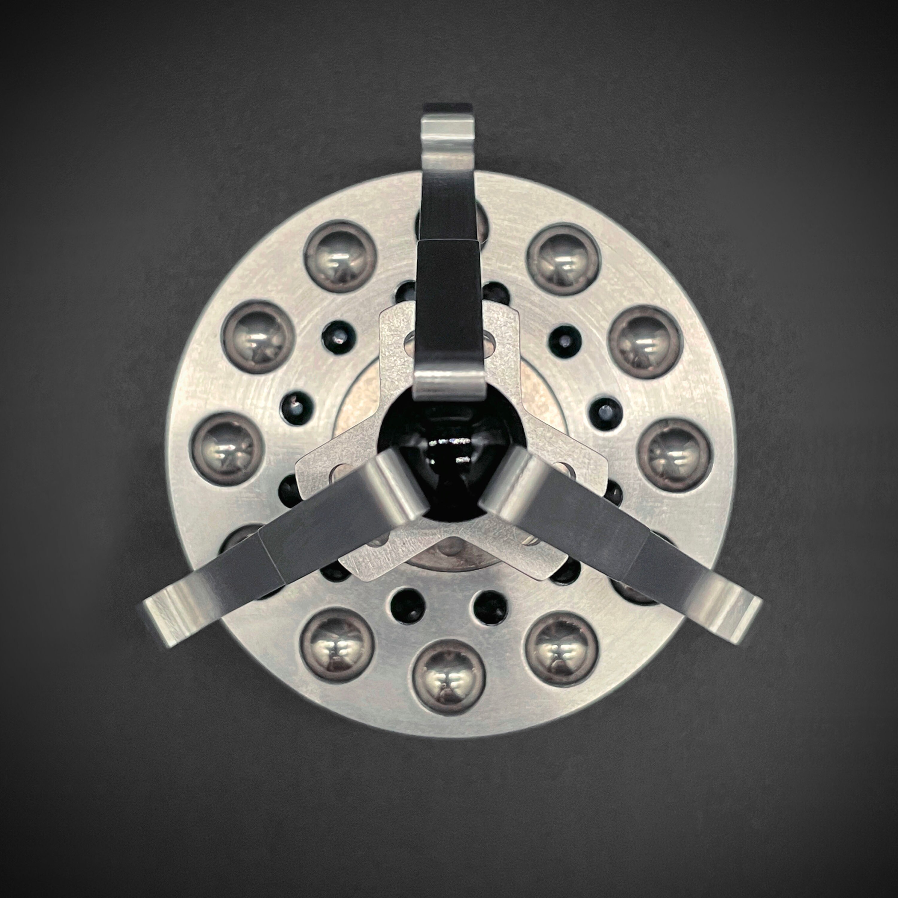 Tetrahedron Gyroscope Display | Desktop Kinetic Sculpture in Machined ...