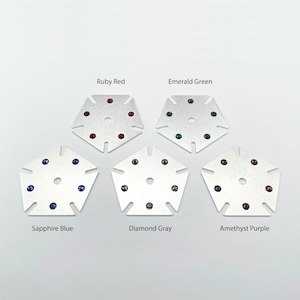 Jeweled Geometric Icosidodecahedron Decor | Desktop Mechanical Sphere ...