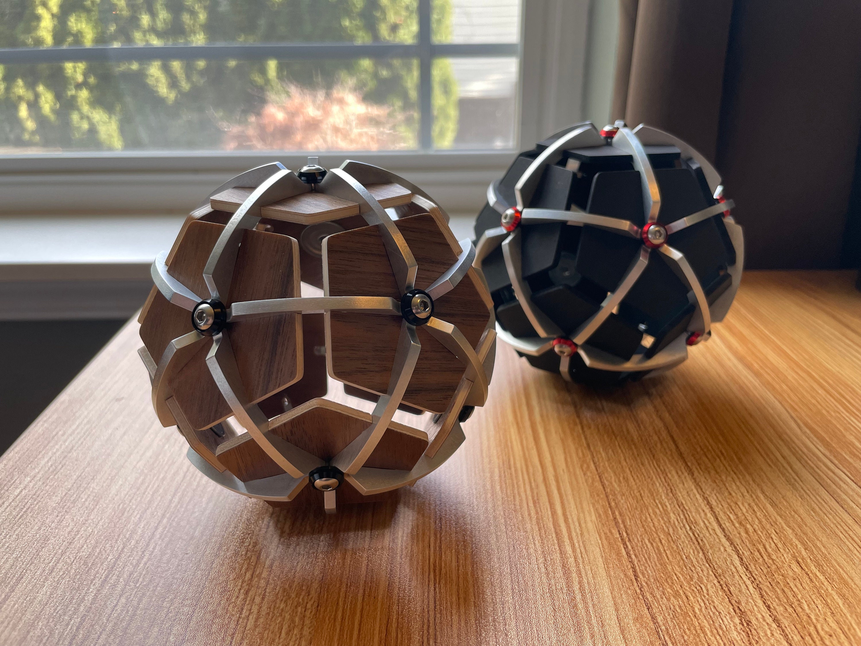 Geometric Dodecahedron Decor Modern Tabletop Mechanical Display Art in ...