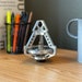 Tetrahedron Gyroscope Display Desktop Kinetic Sculpture in Machined ...
